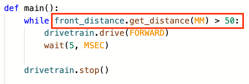Vex Cs Unit 5 Detecting Walls From A Distance Lesson 2 Using Comparison Operators